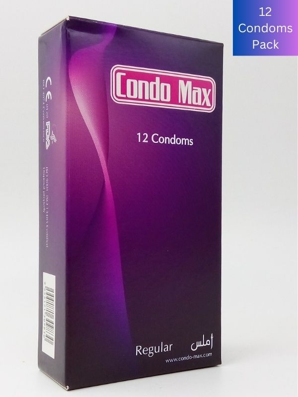 Condo Max Regular Condoms - 12 Lubricated Condoms – www.viga.pk