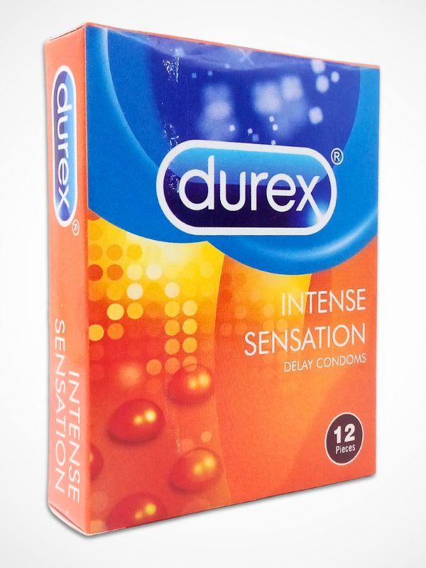 Durex Intense Sensation Condoms - 12 Delay Condoms – www.viga.pk