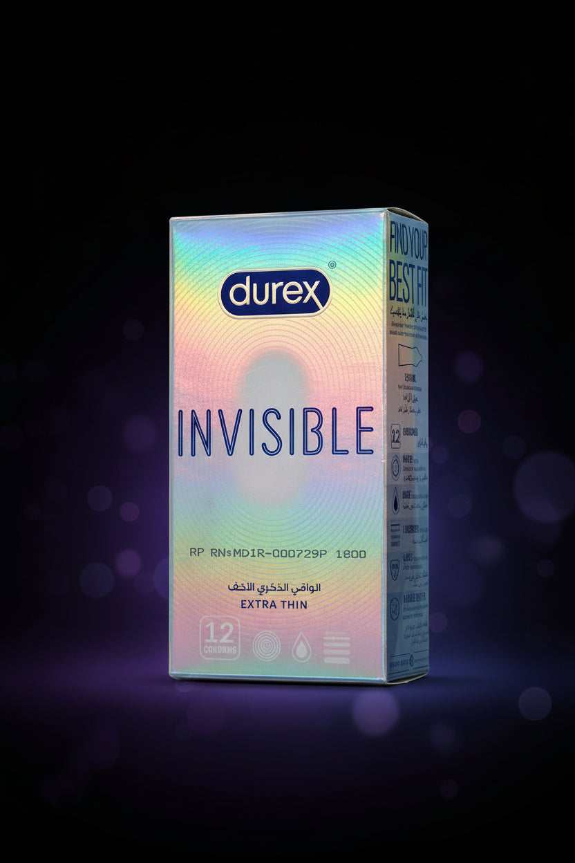 Durex Invisible Extra Thin Condoms 12 Pack | Viga.pk – www.viga.pk