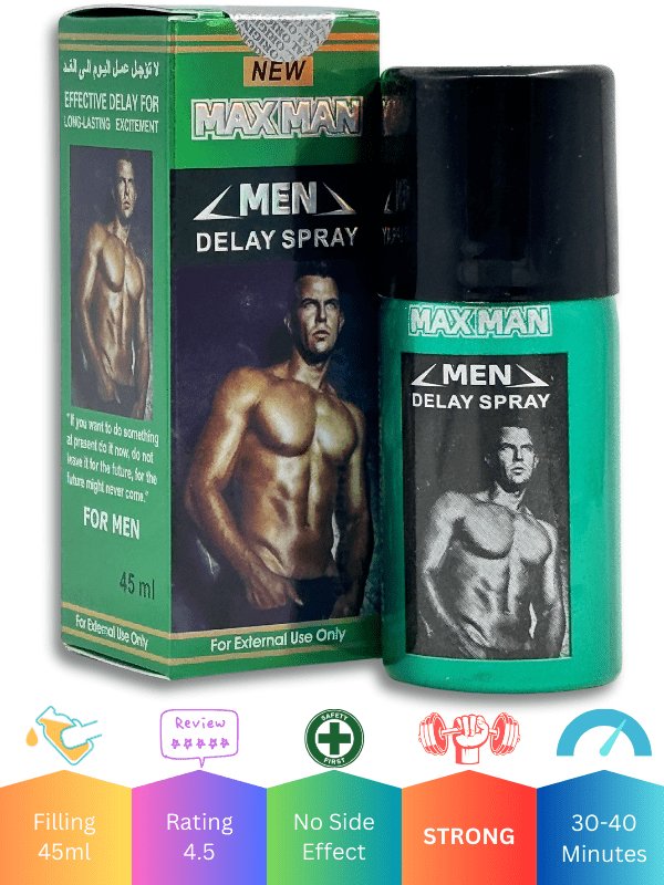 Maxman Delay Spray 45ML - Strong Effect Spray – www.viga.pk
