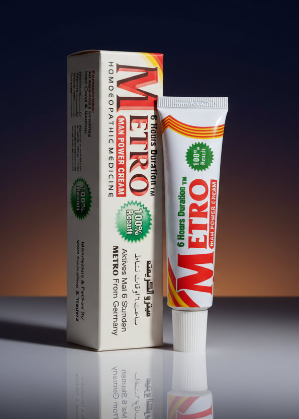 Metro Cream - Homoeopathic Man Power Cream - 100% Result – www.viga.pk