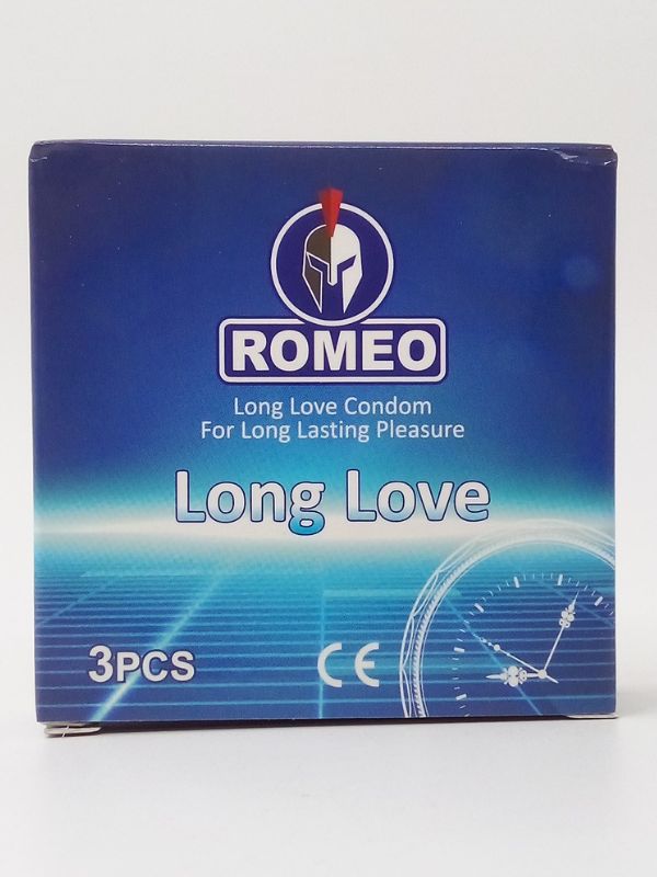 Romeo Long Love Condoms - 3 Long Lasting Pleasure Condoms – www.viga.pk