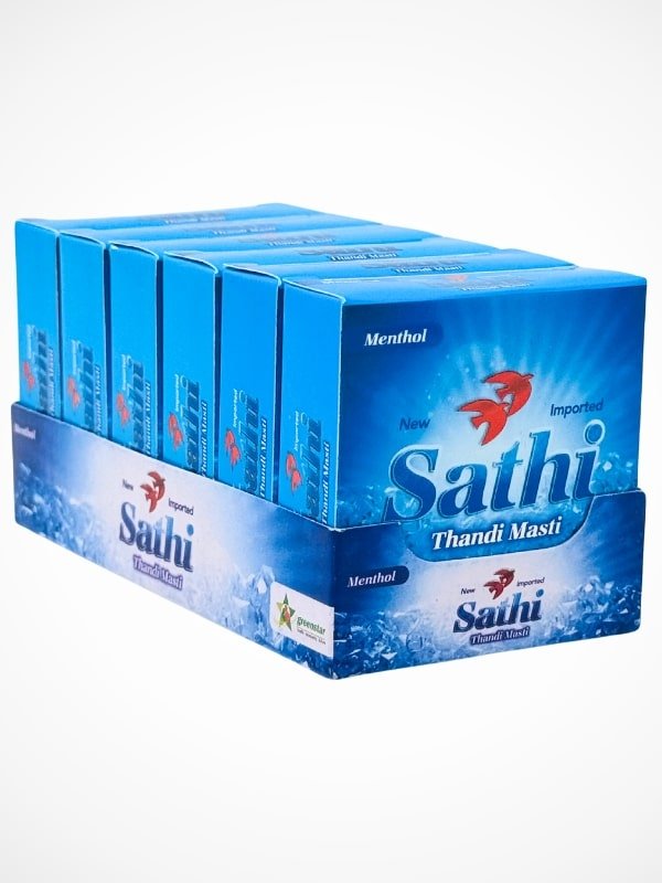 Sathi Condom Menthol Thandi Masti - 6 x 3 Pack of Condoms – www.viga.pk