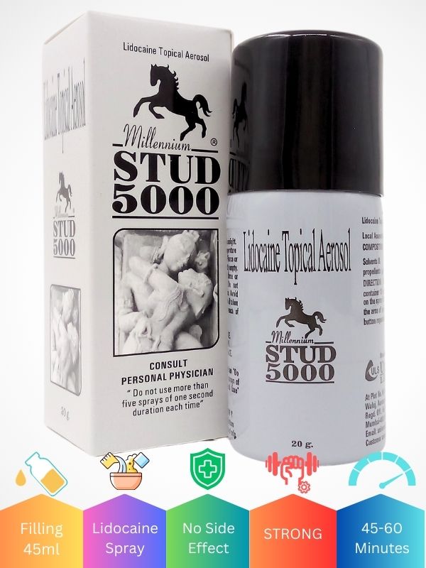 Stud 5000 Delay Spray For Men - Fast Acting Strong Effect – www.viga.pk
