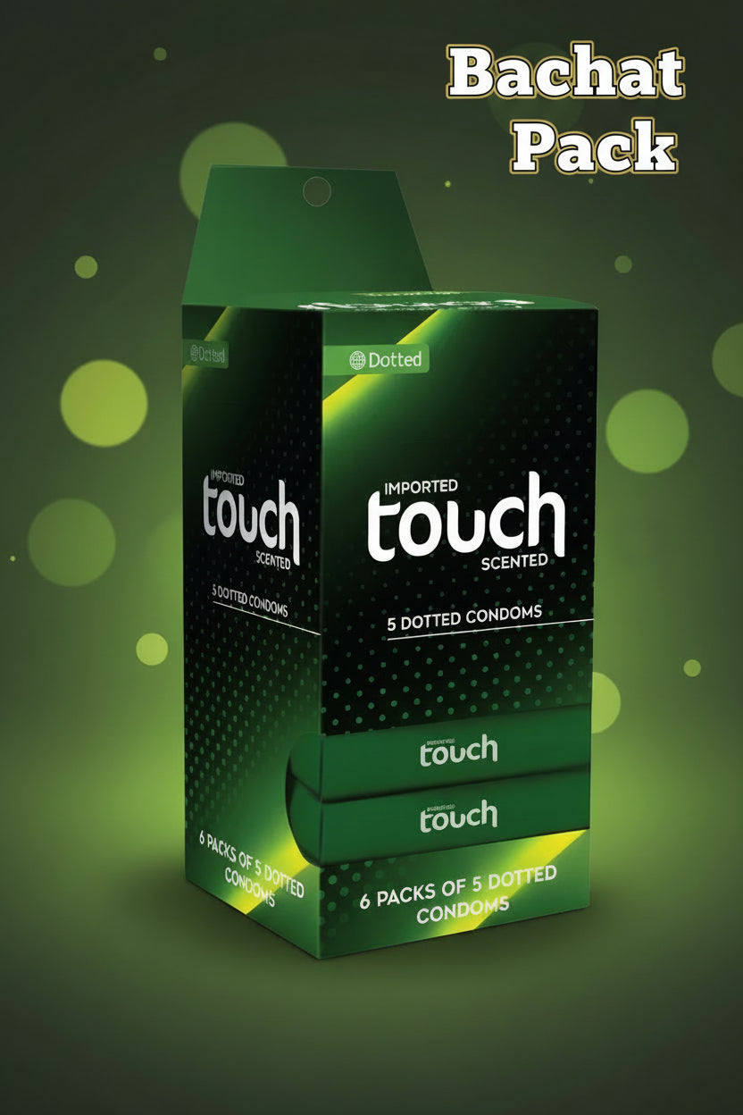 Touch Dotted Condom - 6 x 5 Condoms Pack – www.viga.pk