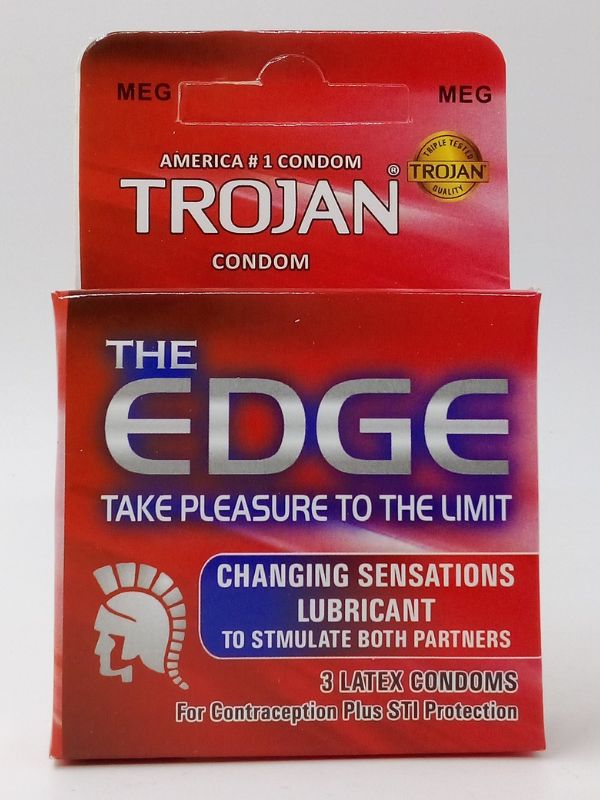 Trojan Condom Edge 3 Pieces - Take Pleasure To The Limit – www.viga.pk