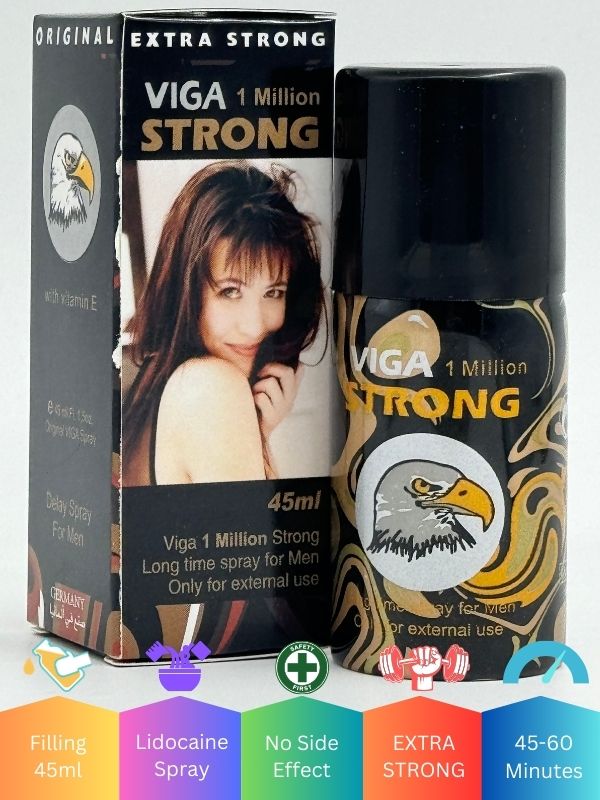 Viga 1 Million Spray - Delay Spray For Men – www.viga.pk